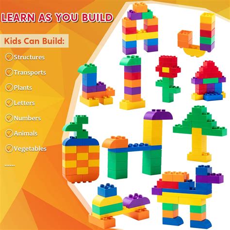 Joyin Kit De 180 Bloques De Construcción Para Niños Juego De Bloques