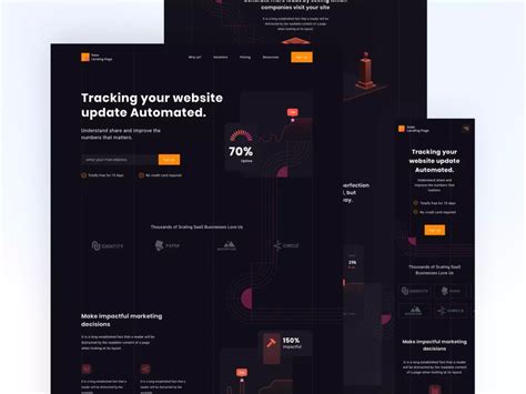 responsive website ui ux design web ui or landing page ui design in