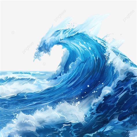 바다의 파도에 있는 수력 순환의 그림 파도 바다 튀김 Png 일러스트 및 이미지 에 대한 무료 다운로드 Pngtree