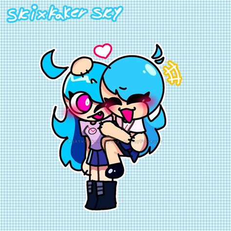 Ski X Faker Sky💕💖 Im A Simp Funkin Smurfs