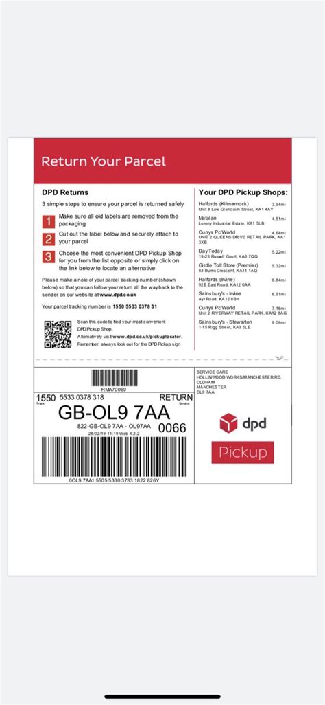 Dpd Return Parcel Tracking Typikalempire