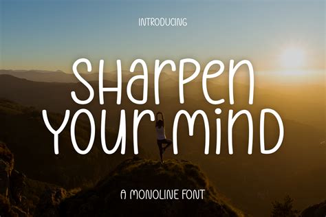Sharpen Your Mind Font By Creative Fabrica Fonts · Creative Fabrica