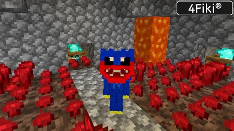CONSTRUYO LA CASA DE HUGGY WUGGY POPPY PLAYTIME MINECRAFT 4FIKI