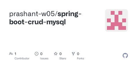 Github Prashant W05spring Boot Crud Mysql