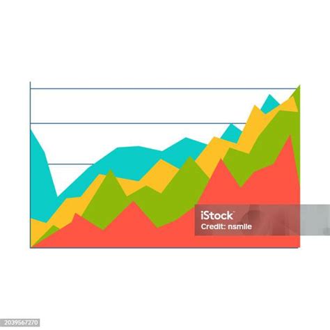 Vector Elements Chart For Infographics Graphs Diagrams Chart In Color