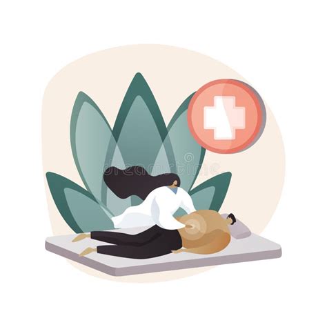 Professional Massage Therapy Abstract Concept Vector Illustration