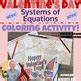 Systems Of Equations Valentine S Day Coloring Activity TPT
