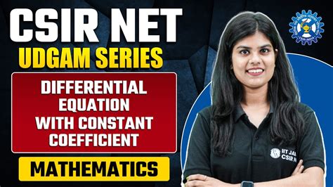 Differential Equation With Constant Coefficient Ordinary Differential