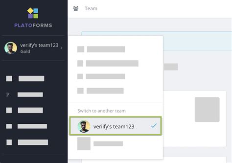 Switch Between Teams