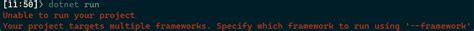 Silent Error Tye Run Does Not Supports For Csproj Containing Targetframeworks · Issue 564