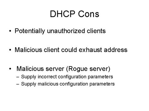 Dynamic Host Configuration Protocol Dhcp Rfc 2131 Cis