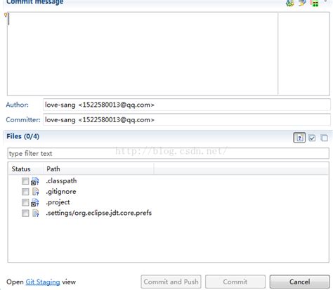 Git学习四：eclipse使用git提交项目eclipse Git提交 Csdn博客
