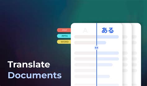 how to translate documents pdf word powerpoint
