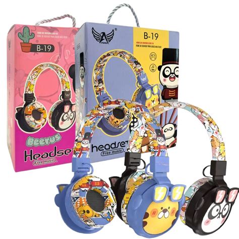 Fone De Ouvido Infantil Bluetooth Headphone Altomex B S Altomex