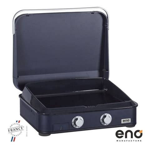 Eno Plancha A Gas Enosign 65 Azul Marino Con Tapa Jardiland