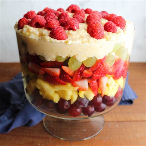 Layered Fruit Dessert Recipes Trifle Recipes Good Food