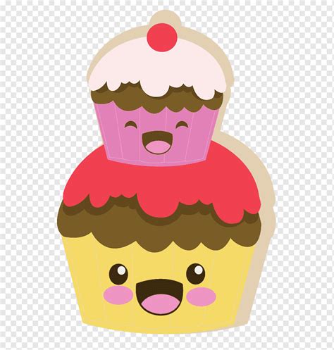 포스터 귀여운 만화 웃는 얼굴 케이크 기타 만화 캐릭터 음식 Png Pngwing