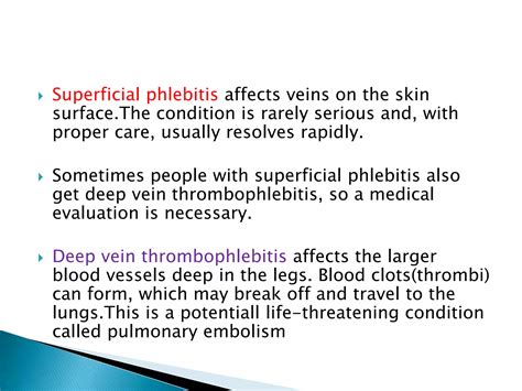 Phlebitis And Thrombophlebitispptx
