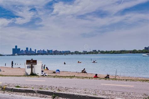 Belle Isle Beach Stock Image Image Of Landmark Spout 280036523