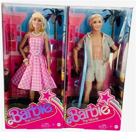 Lot Barbie The Movie Nib Ken And Nib Barbie