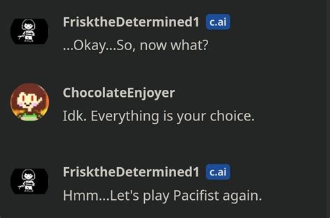 A Normal Conversation Between Frisk And Chara Rwaterfalldump