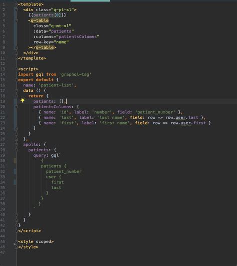 Vuejs Datatable Dynamic Data Not Available From Apollo Graphql Query