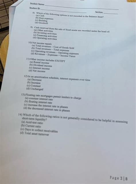 Solved Seleet Ees Best Opthee And Transfer Year Anywers To Chegg