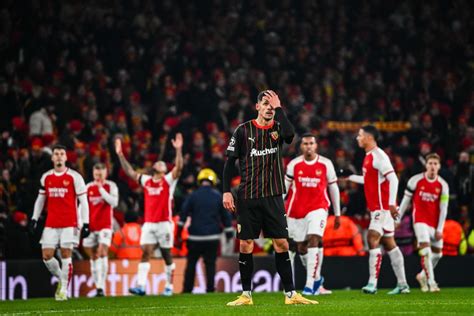 Arsenal Lens 6 0 Les Sang Et Or éliminés De La Ligue Des Champions