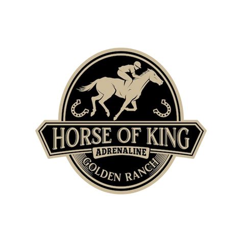 Paard Logo Design Race Horse Logo Inspiratie Vector Premium Vector