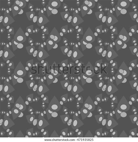 Abstract Geometric Monochrome Seamless Pattern Stock Vector Royalty Free 471935825 Shutterstock