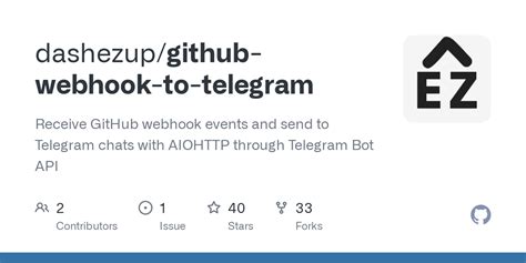 Github Dashezupgithub Webhook To Telegram Receive Github Webhook Events And Send To Telegram