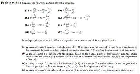 Solved Problem 3 Consider The Following Partial Chegg