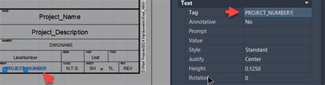 How To Edit A Plant D Title Block Attribute Tag