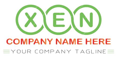 Premium Vector Xen Letter Logo Design