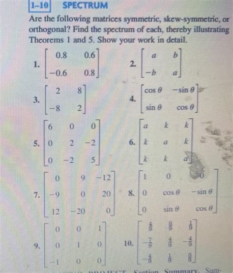 solved are the following matrices symmetric skew symmetric