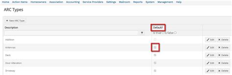 Navigating ARC Types Vantaca Library