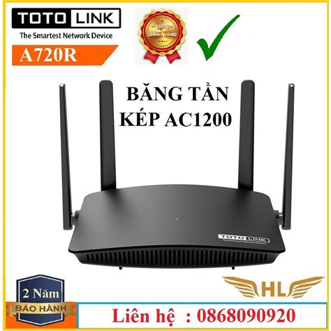 Bộ Phát Wifi Totolink A R Chuẩn AC Mbps Râu Totolink A RU Chuẩn AC Mbps Râu