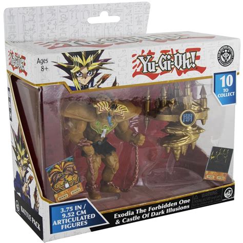 Yu Gi Oh Exodia The Forbidden One And Castle Of Dark Illusions Figure Pack