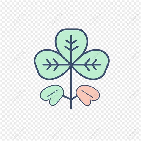 Four Leaf Clover Symbol Vector Ui Goodluck Lineal Icon Png Free Download And Clipart Image For
