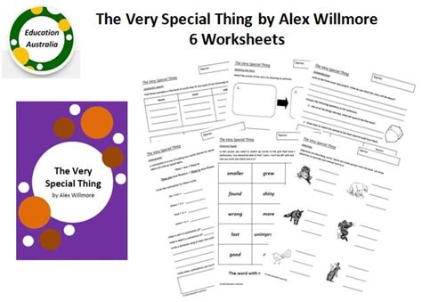 The Very Special Thing By Alex Willmore 6 Worksheets Teaching Resources