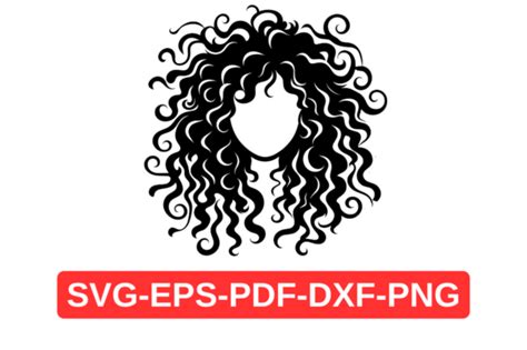 Stylish Curly Hair Svg Ethnic Woman Png Graphic By Artful Assetsy · Creative Fabrica