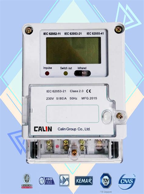 Government First Utility Smart Meter Digital Electric Meter Remote Control