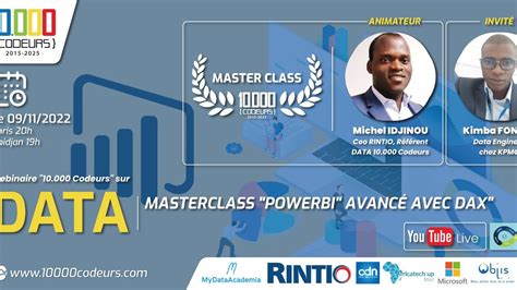 Masterclass Powerbi Avancé Avec Dax Youtube