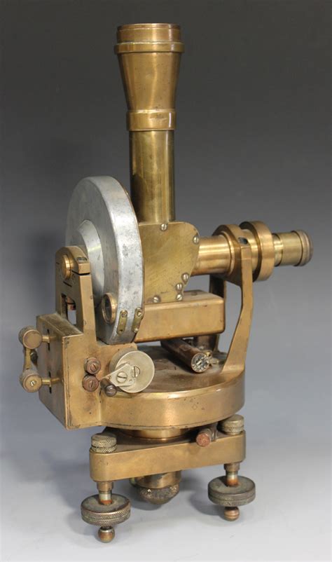 A 20th Century Brass Surveyors Level By Er Watts And Son London Mark