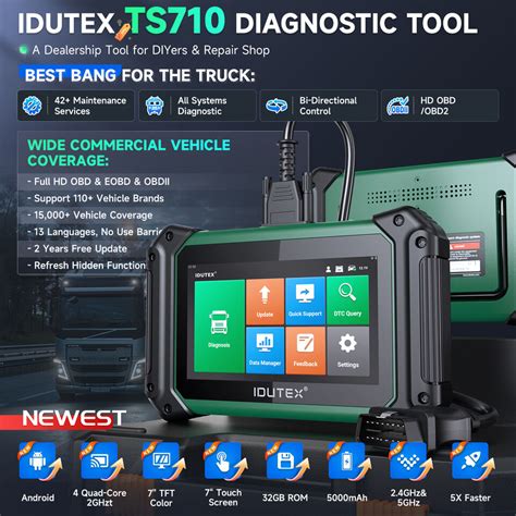 Heavy Duty Truck Diesel Diagnostic Scanner Tool Dpf Regen Idle Speed Adjustment 98841569565 Ebay
