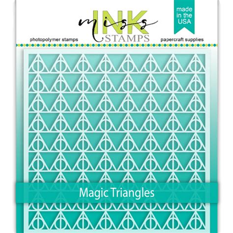 Magic Triangles Stencil Miss Ink Stamps