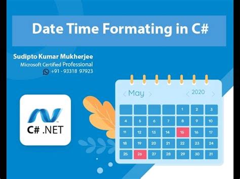 Using DateTime Formating In C YouTube