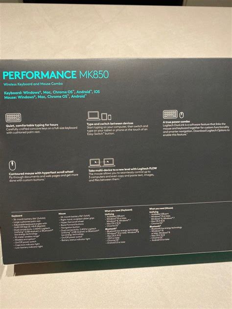 Logitech Mk850 Wireless Keyboard And Mouse Computers And Tech Parts And Accessories Computer