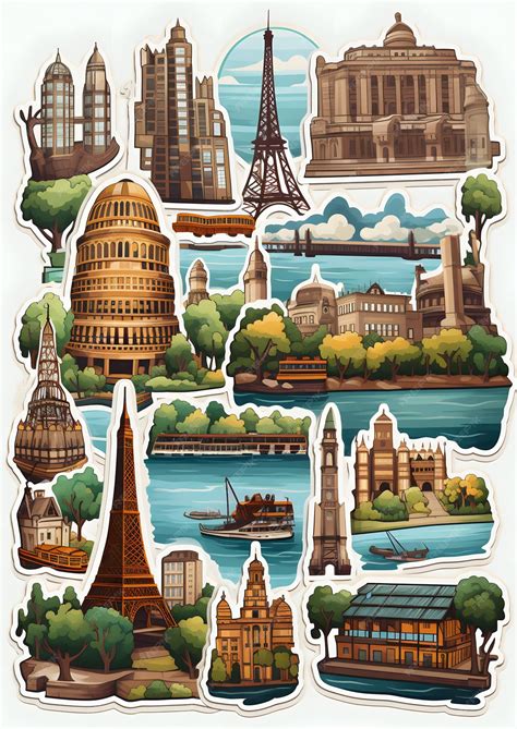 Premium Ai Image Architecture Stickers