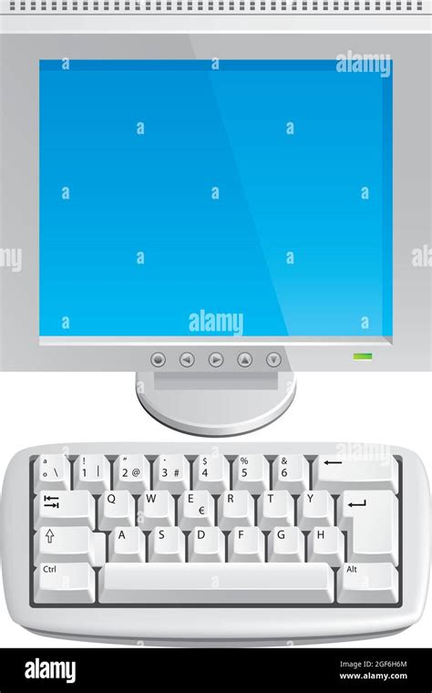 Vector Illustration Computer Stock Vector Image And Art Alamy